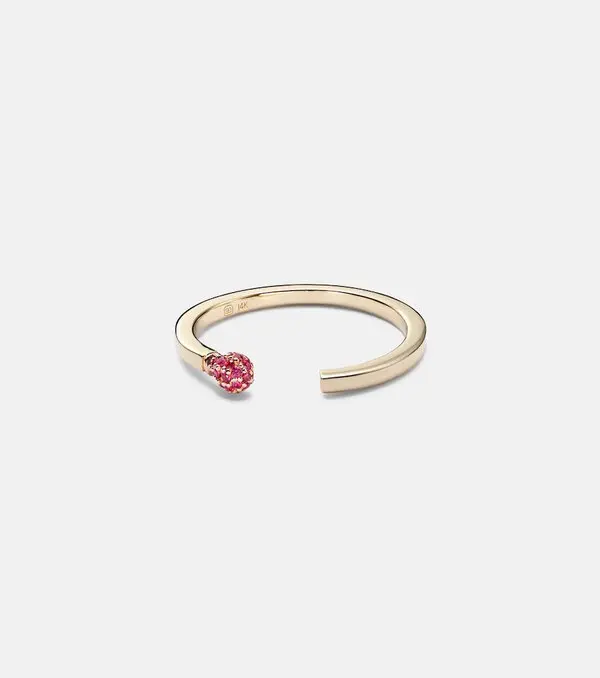 SYDNEY EVAN 14kt Yellow And Ruby Ring - Gold