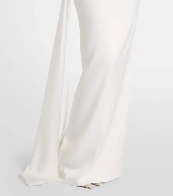 Alex Perry Bridal Draped Strapless Gown