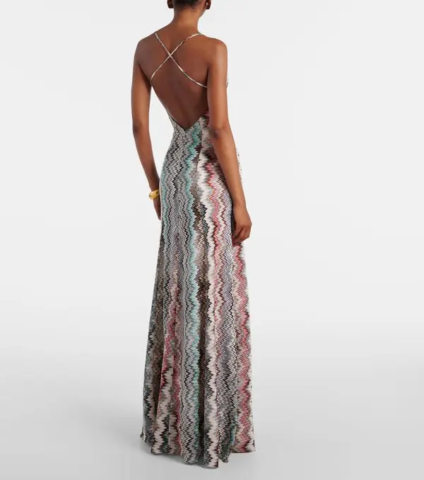 Missoni Zig Zag Maxi Dress - Multicoloured