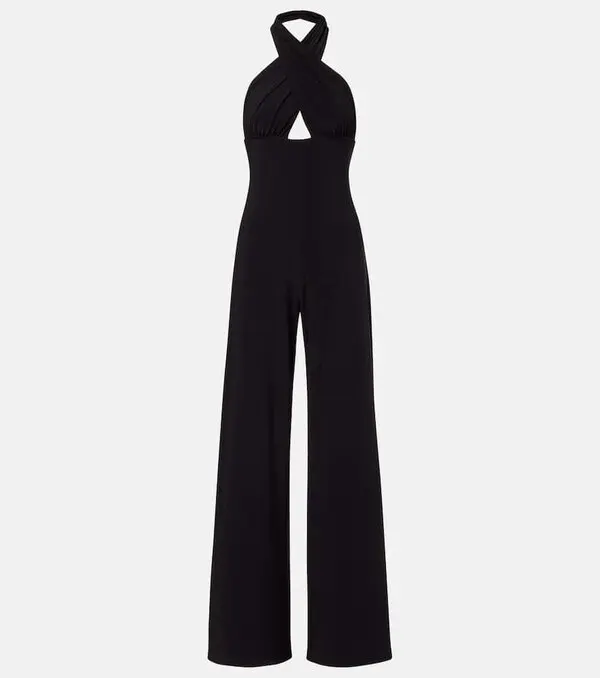 Norma Kamali Halterneck Jumpsuit - Black