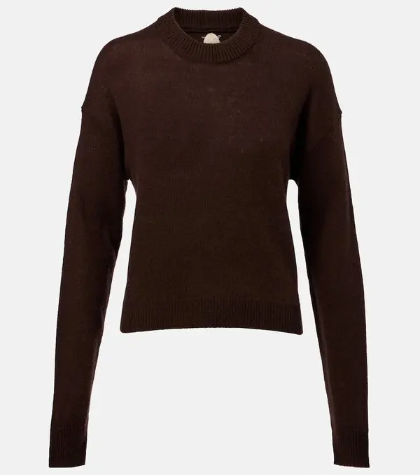 Jardin Des Orangers Wool And Cashmere Crewneck Sweater - Brown