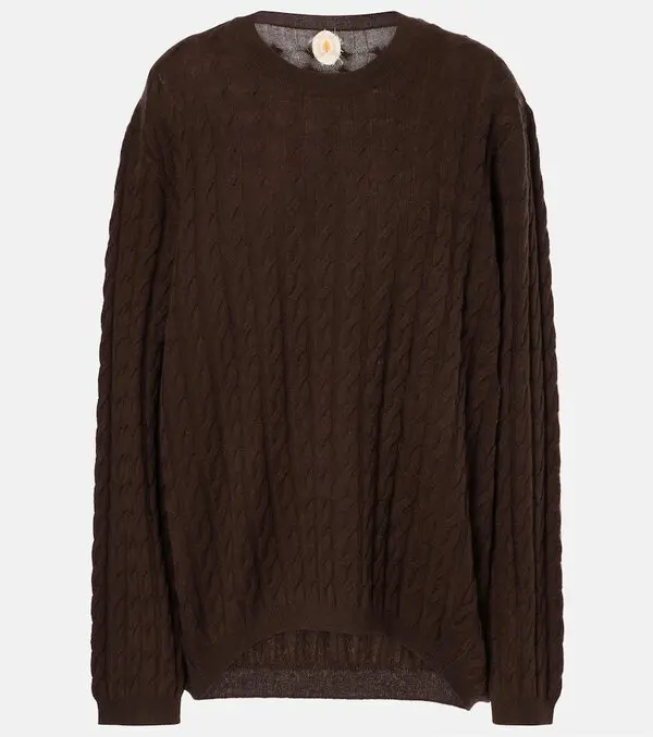 Jardin Des Orangers Wool And Cashmere Sweater - Brown