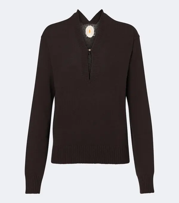 Jardin Des Orangers Wool And Cashmere Sweater - Brown