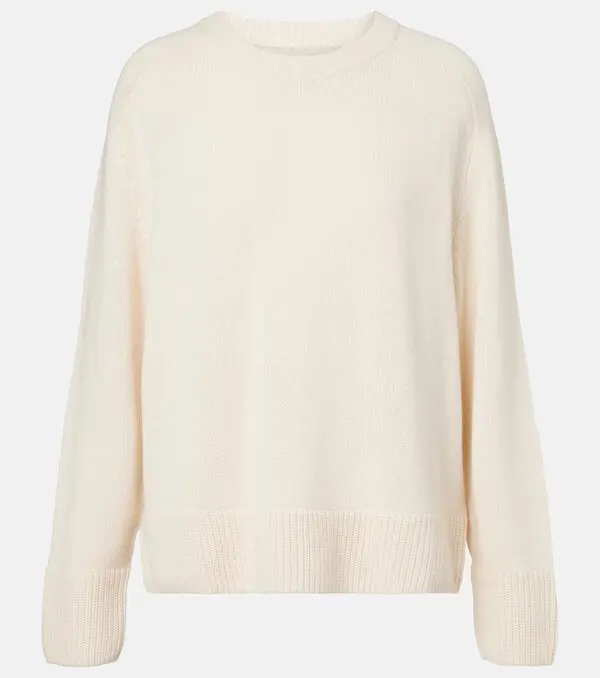 Jardin Des Orangers Wool And Cashmere Sweater - White