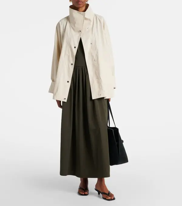 TOTEME Oyster Cotton-blend Jacket