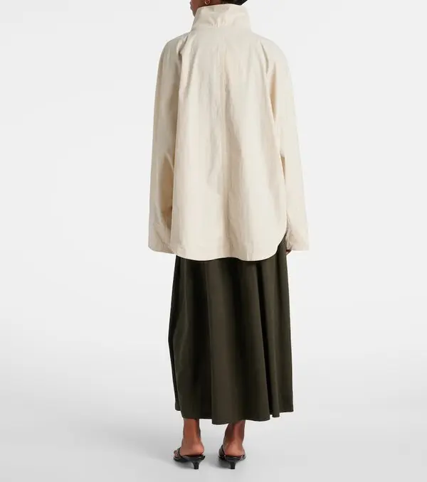 TOTEME Oyster Cotton-blend Jacket