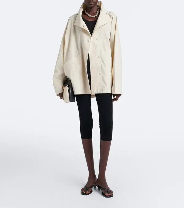 TOTEME Oyster Cotton-blend Jacket