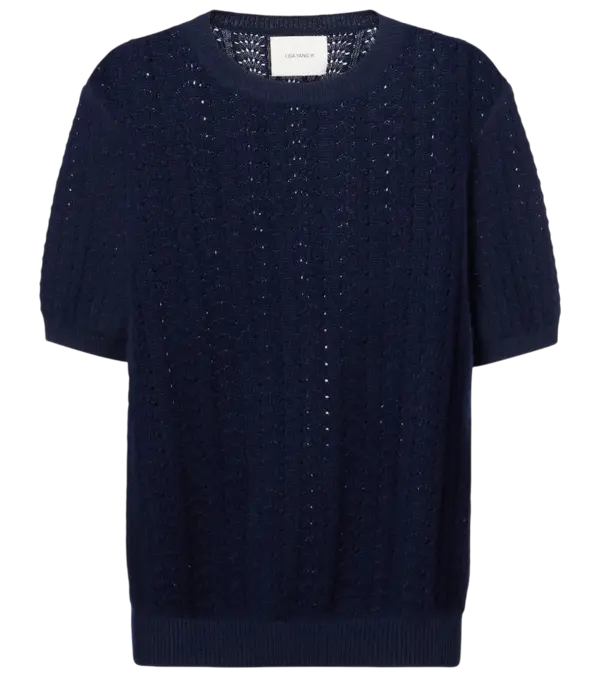 LISA YANG Cecelia Cashmere Sweater - Blue