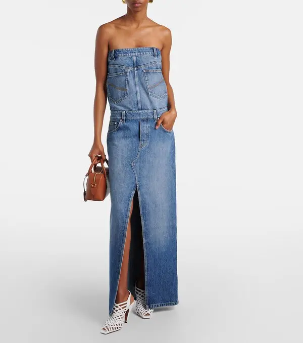 Stella McCartney Denim Maxi Dress