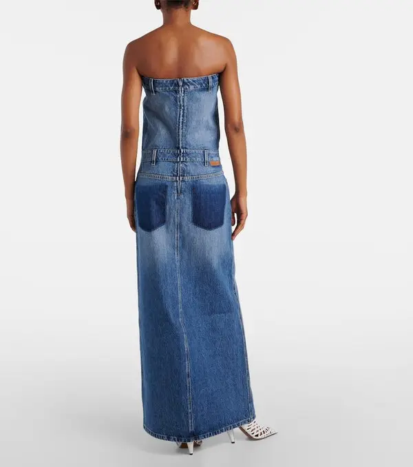 Stella McCartney Denim Maxi Dress
