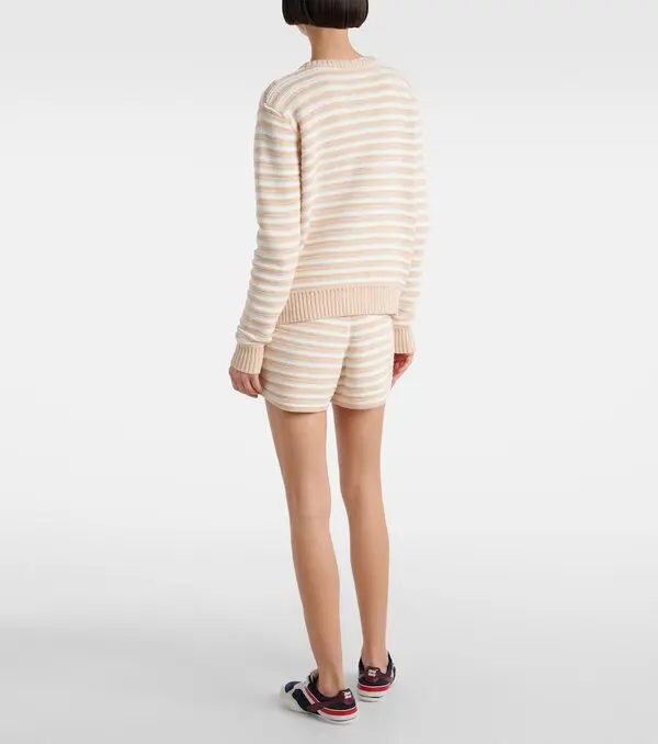 The Upside Isabeli Striped Organic Cotton Cardigan
