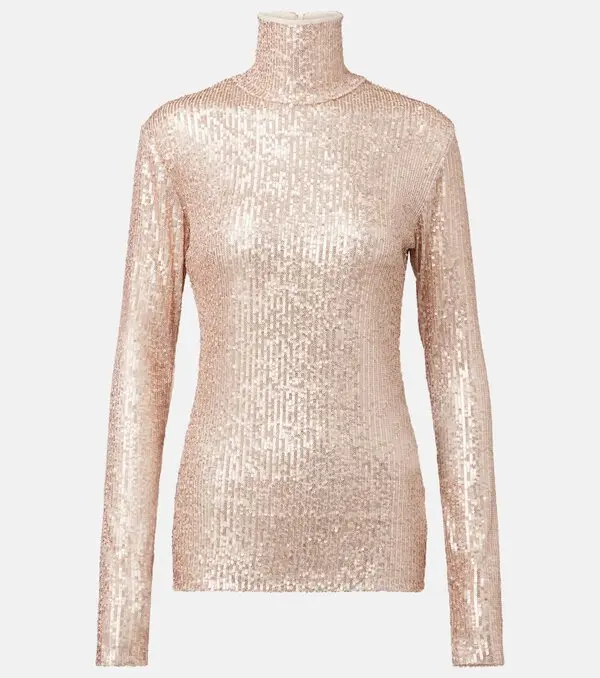 Norma Kamali Sequined Top