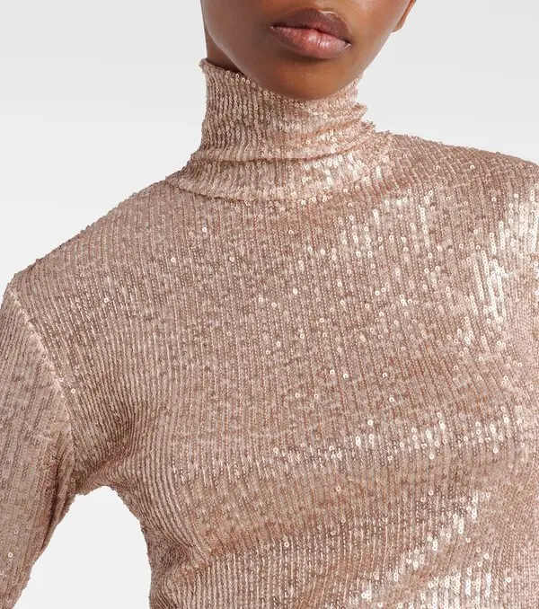 Norma Kamali Sequined Top
