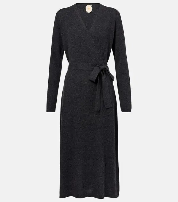 Jardin Des Orangers Wool And Cashmere Wrap Dress