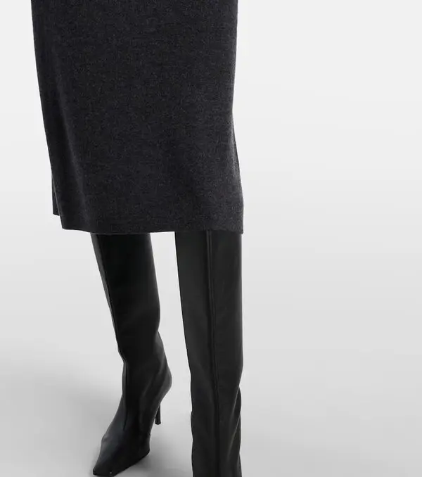 Jardin Des Orangers Wool And Cashmere Wrap Dress