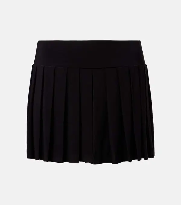 Norma Kamali Pleated Miniskirt