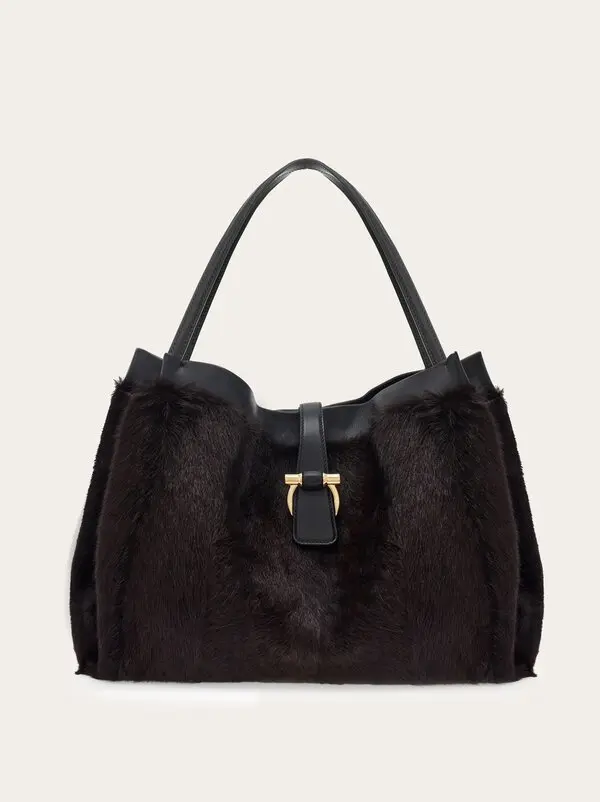 FERRAGAMO Tote Bag With Fringe Detail