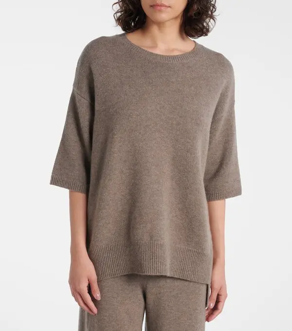 LISA YANG Mila Oversized Cashmere Sweater - Brown