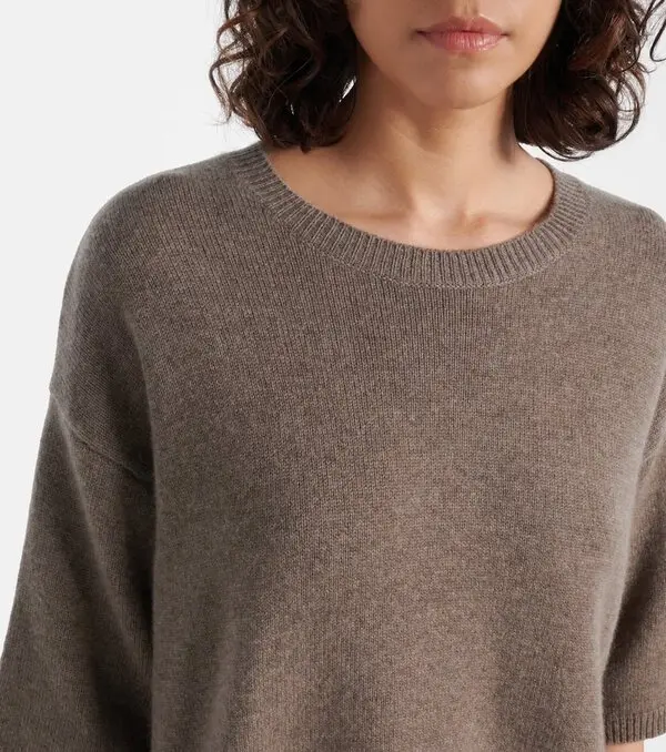 LISA YANG Mila Oversized Cashmere Sweater - Brown