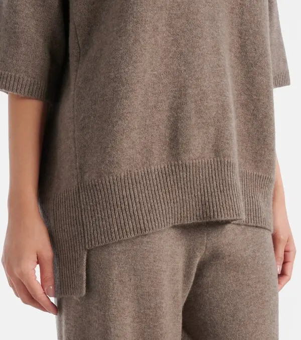 LISA YANG Mila Oversized Cashmere Sweater - Brown