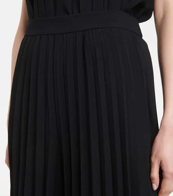 JOSEPH Airy Plissé Cropped Culottes
