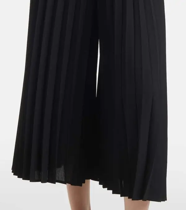 JOSEPH Airy Plissé Cropped Culottes