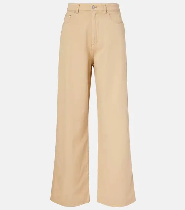Miu Miu High-rise Wide-leg Jeans