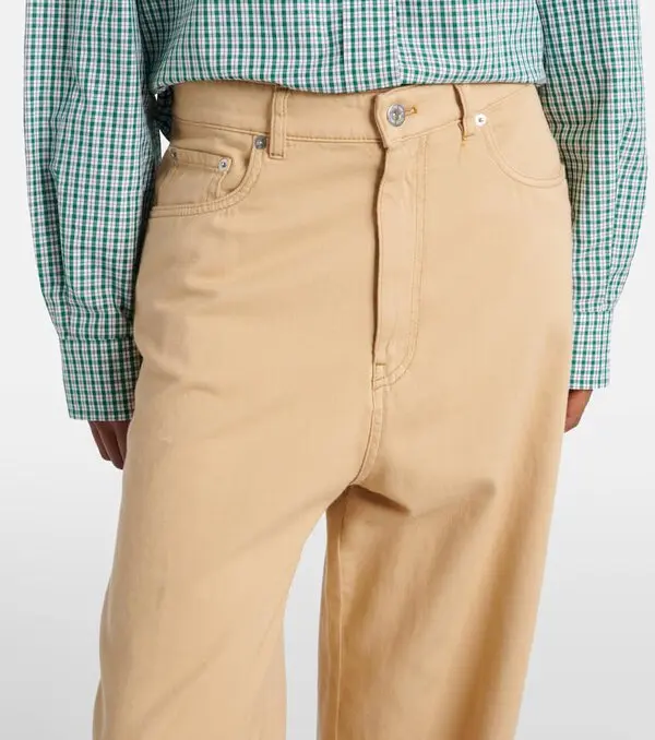 Miu Miu High-rise Wide-leg Jeans