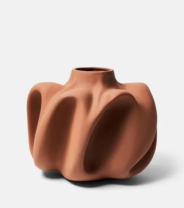 101 COPENHAGEN Wabi Medium Ceramic Vase - Brown