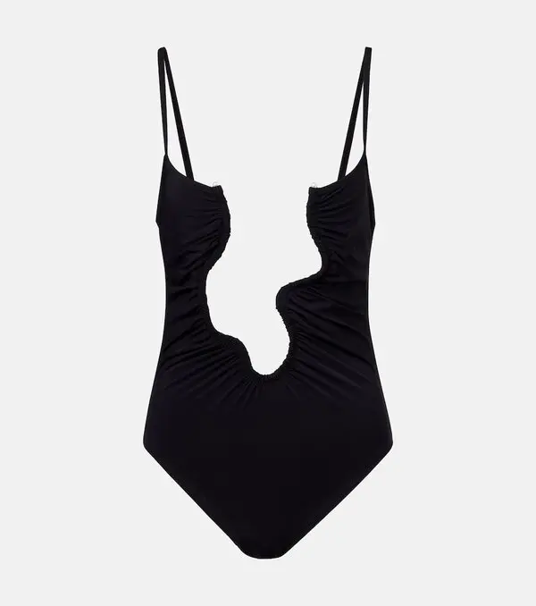 Christopher Esber Salacia Cutout Swimsuit - Black