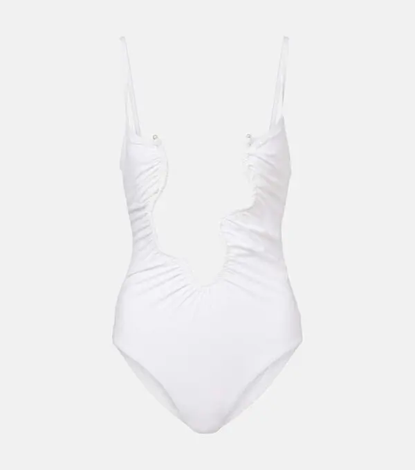 Christopher Esber Salacia Cutout Swimsuit - White