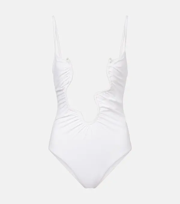 Christopher Esber Salacia Cut Out Swimsuit - White