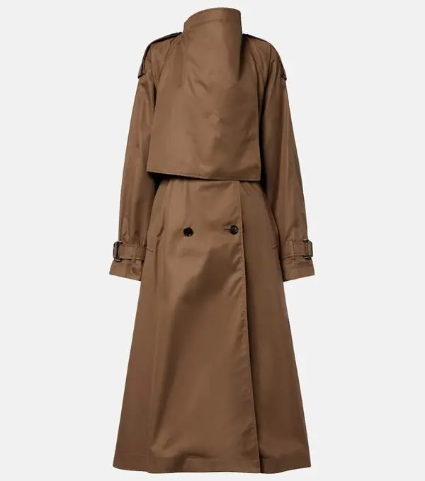 Burberry Cotton Gabardine Trench Coat