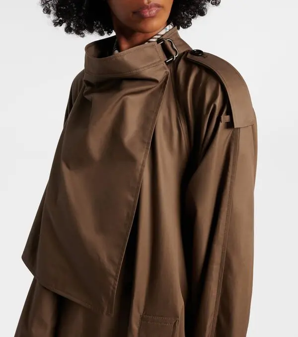 Burberry Cotton Gabardine Trench Coat