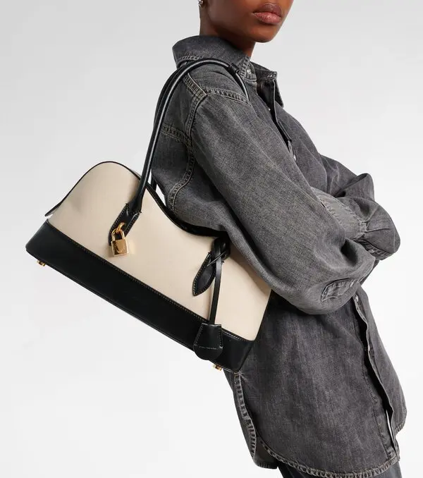 Stella McCartney Ryder Medium Canvas Shoulder Bag