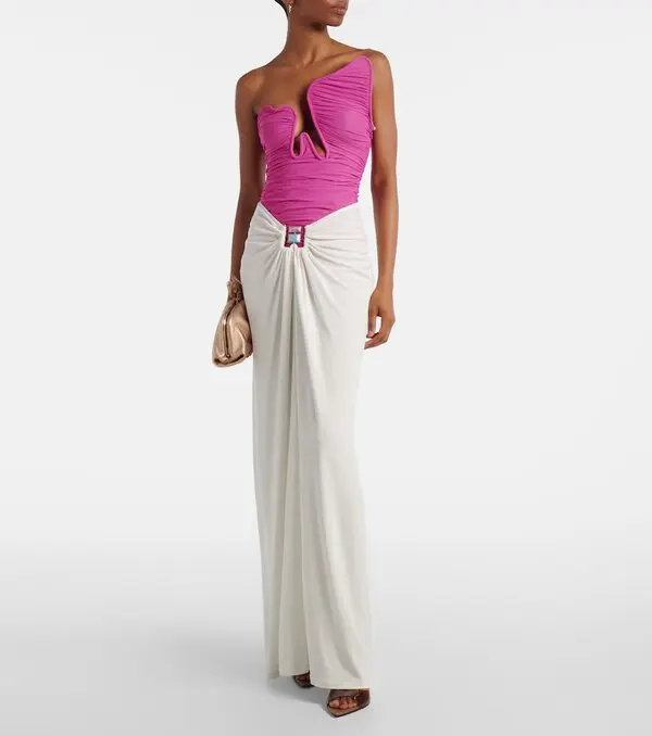 Christopher Esber Salacia Strapless Ruched Top