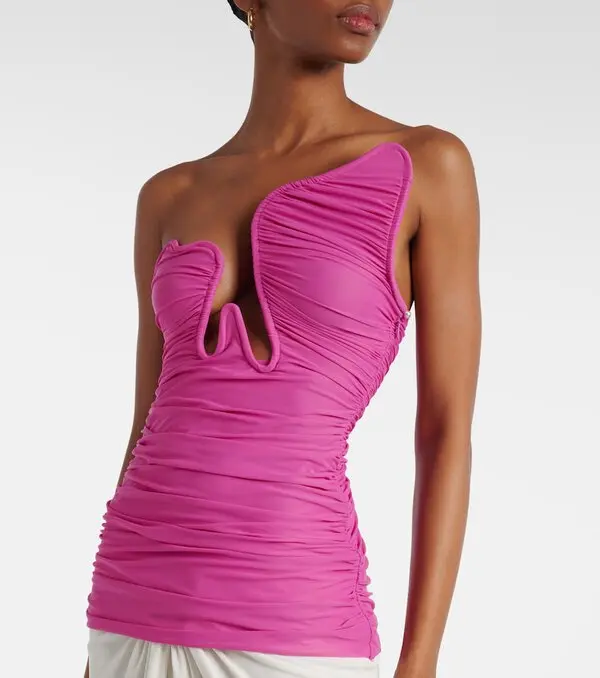 Christopher Esber Salacia Strapless Ruched Top