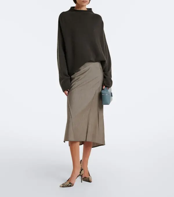 LISA YANG Sandy Cashmere Sweater - Brown