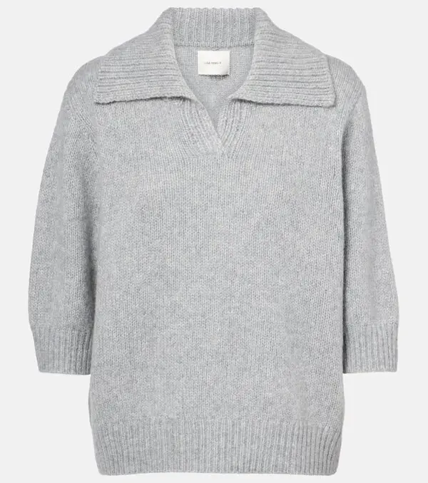 LISA YANG Lailai Cashmere And Silk Polo Sweater