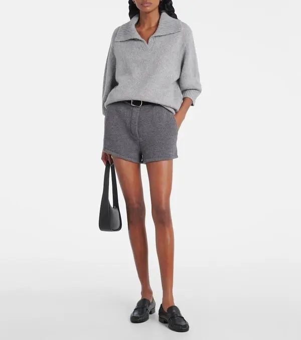 LISA YANG Lailai Cashmere And Silk Polo Sweater