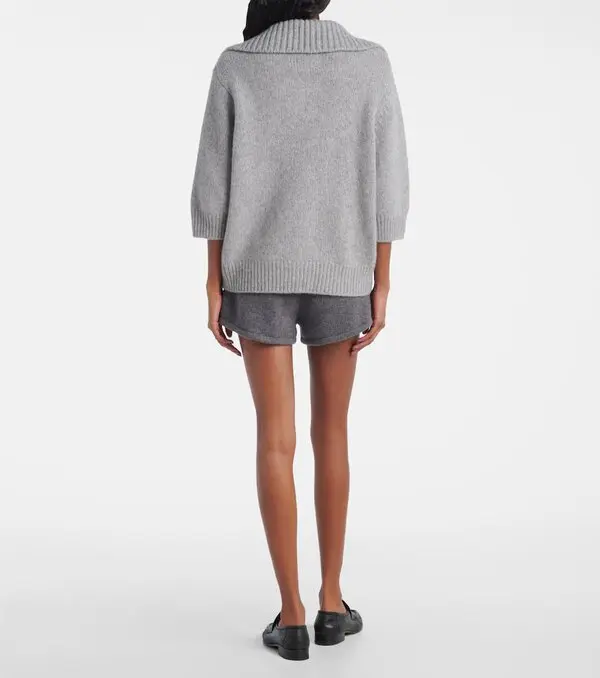 LISA YANG Lailai Cashmere And Silk Polo Sweater