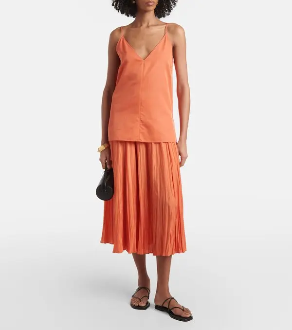 JOSEPH Aragon Cotton And Silk Top