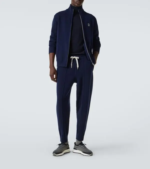 Brunello Cucinelli Cashmere-blend Sweatpants