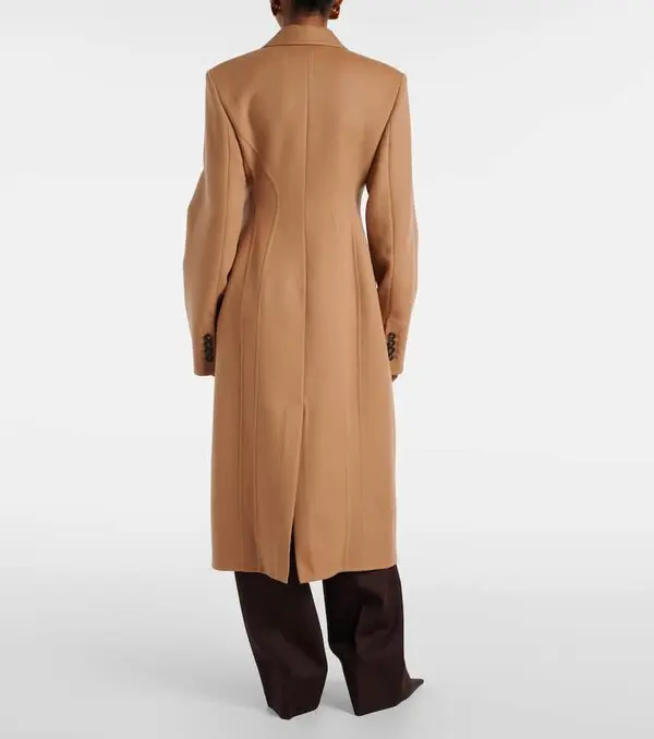Stella McCartney Double-breasted Virgin Wool Coat