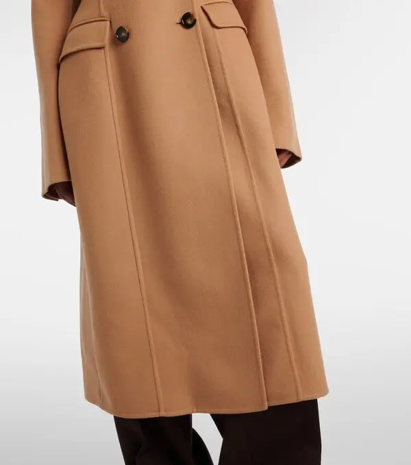 Stella McCartney Double-breasted Virgin Wool Coat