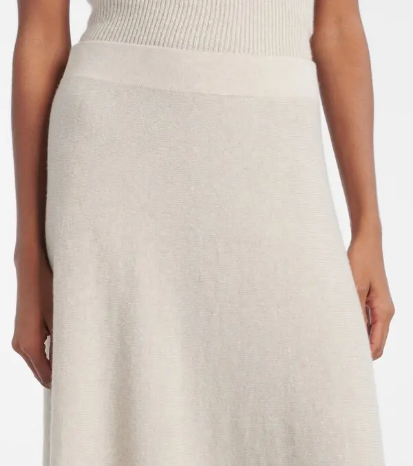 LISA YANG Torie High-rise Cashmere Maxi Skirt