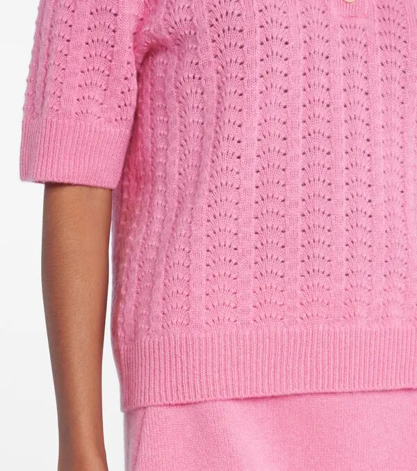 LISA YANG Masy Cashmere Polo Sweater