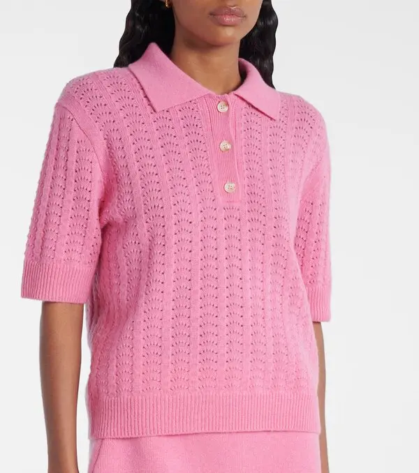 LISA YANG Masy Cashmere Polo Sweater