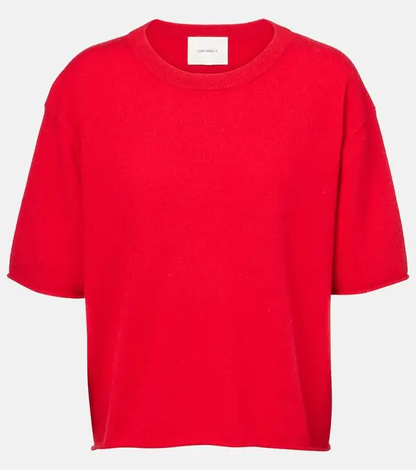 LISA YANG Cila Cashmere T-shirt - Red