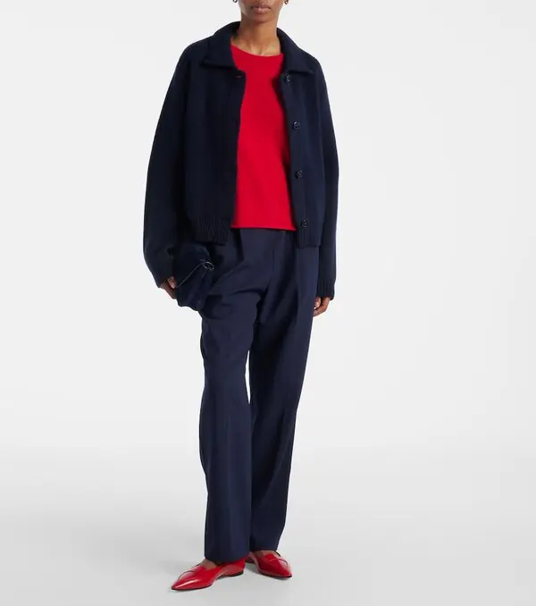 LISA YANG Cila Cashmere T-shirt - Red